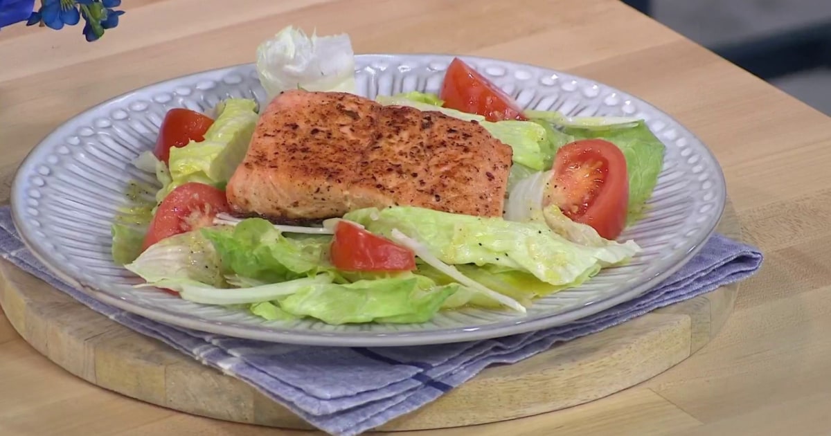 Seared salmon salad with lemon vinaigrette: Get the recipe!