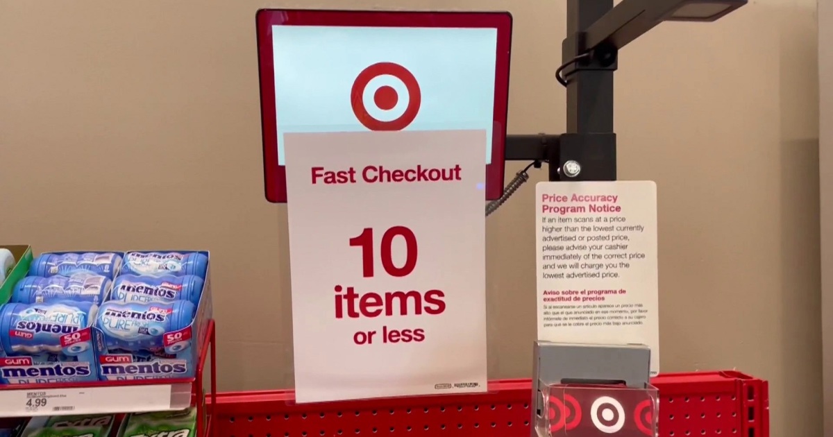Target limits self-checkout to 10 items as more retailers shift policy