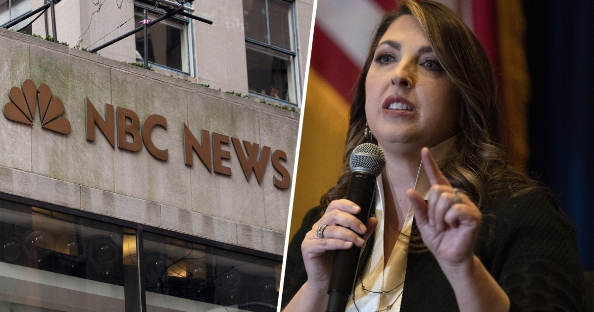 NBC News cuts ties with Ronna McDaniel