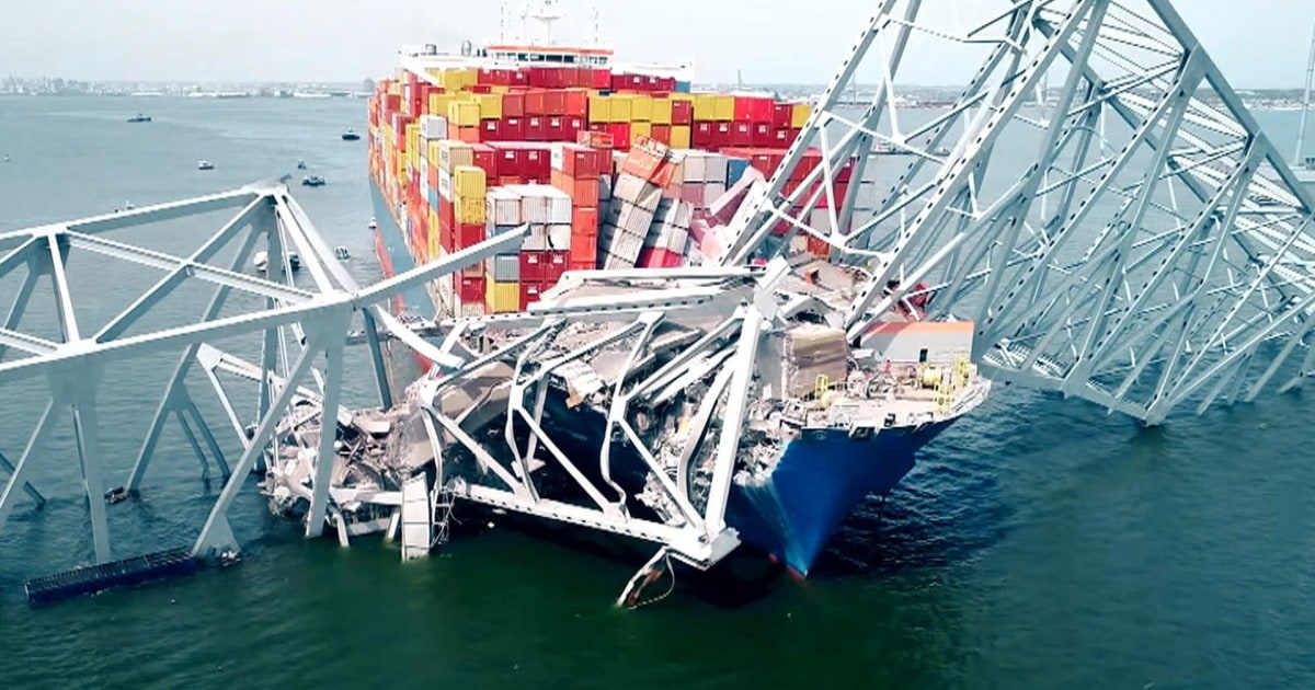 After bridge collapse, crews face daunting task of clearing harbor