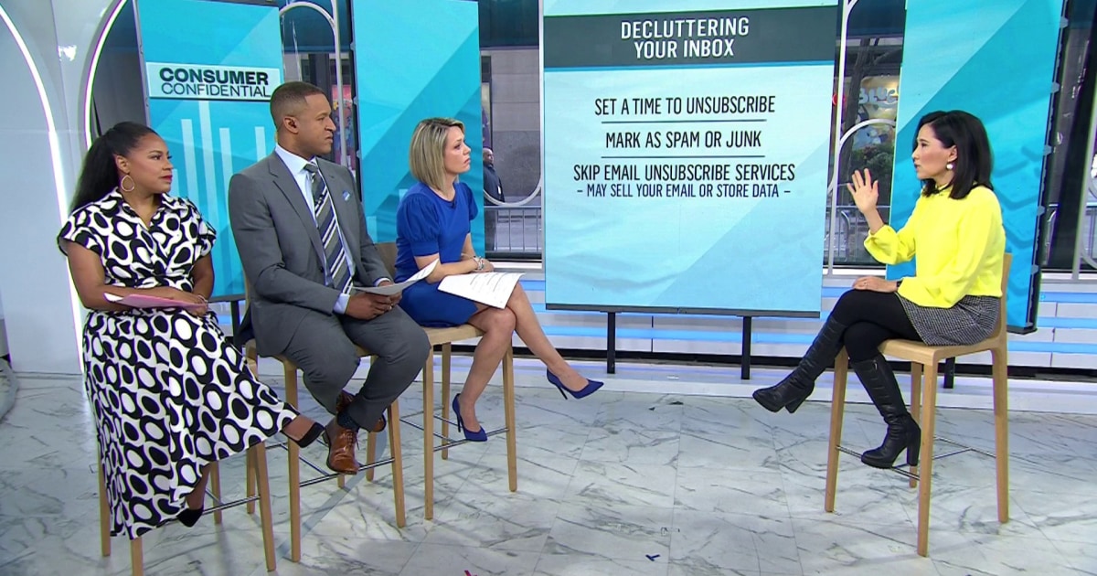 How to clean up and clear out your email inbox