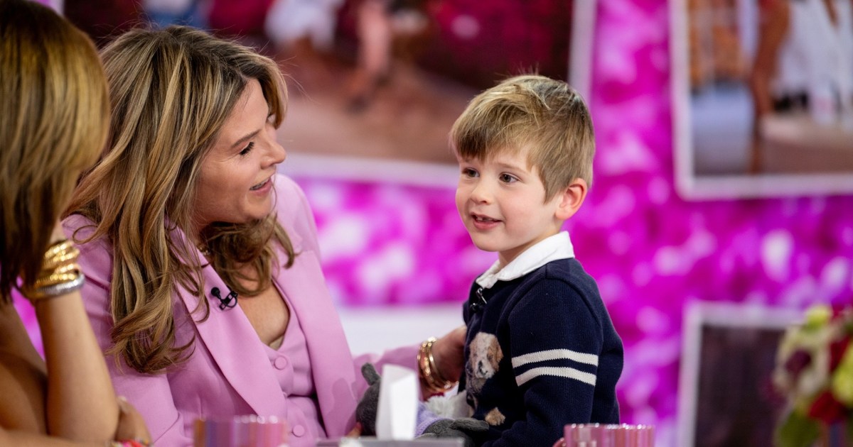 See Jenna Bush Hager’s son Hal’s first time on the show!