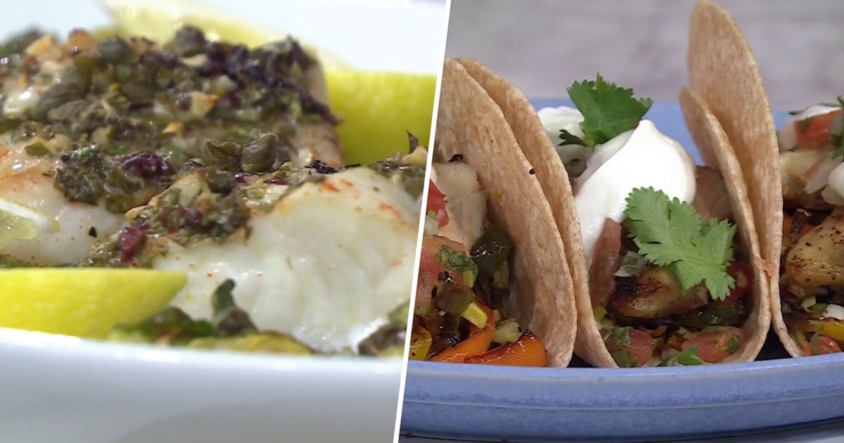 Herb-crusted fish and fajitas: Try these one-sheet recipes!