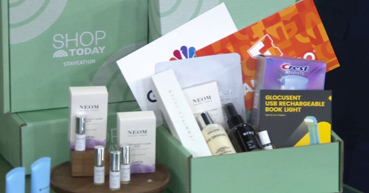 Grab the limited-edition Shop TODAY staycation box full of treats!