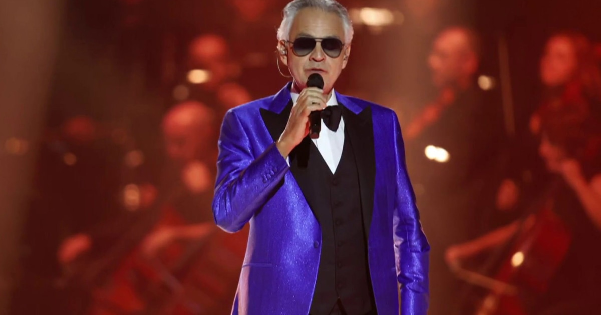 Andrea Bocelli announces 3-day concert celebration in Italy