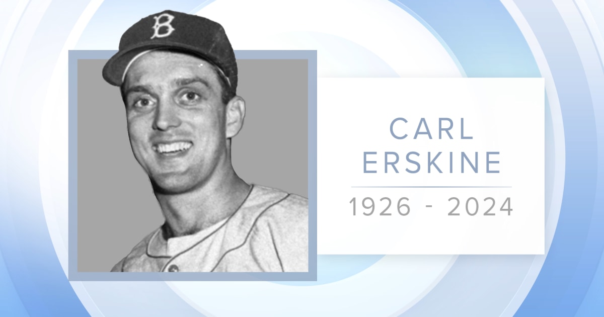 Carl Erskine, legendary Dodgers pitcher, dies at 97