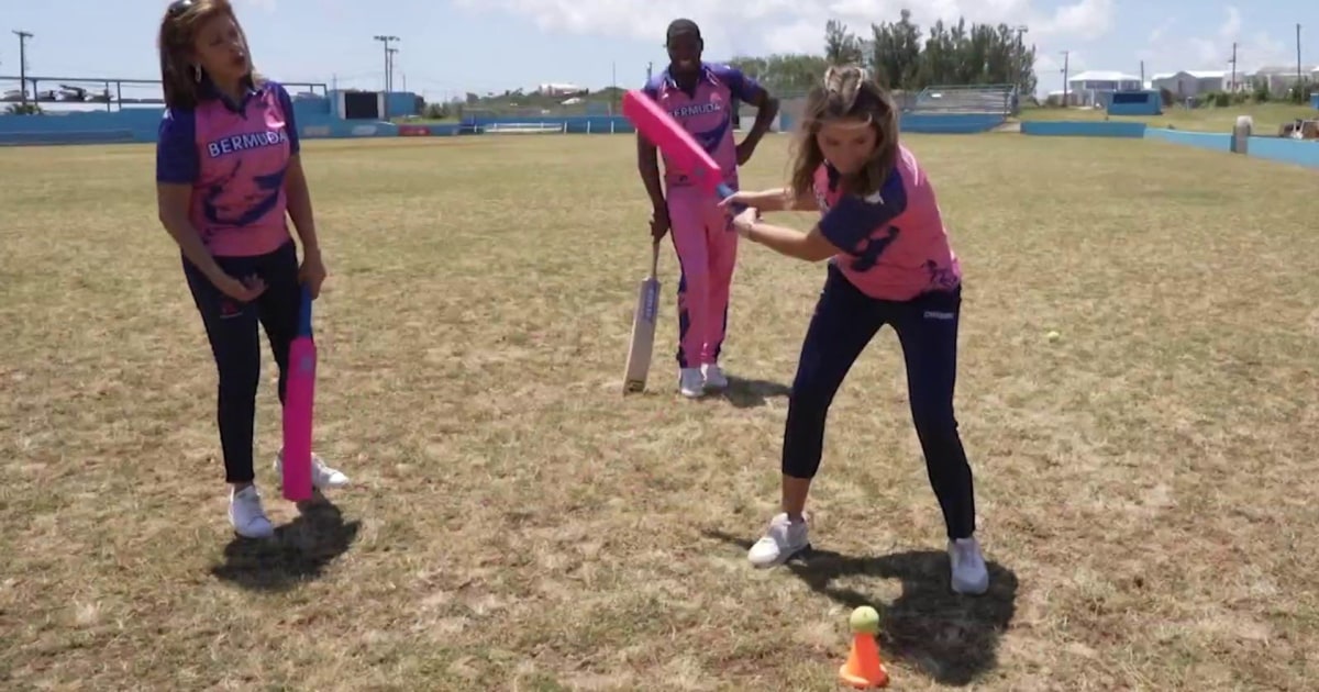 See Hoda & Jenna try out Bermuda’s beloved sport: cricket!