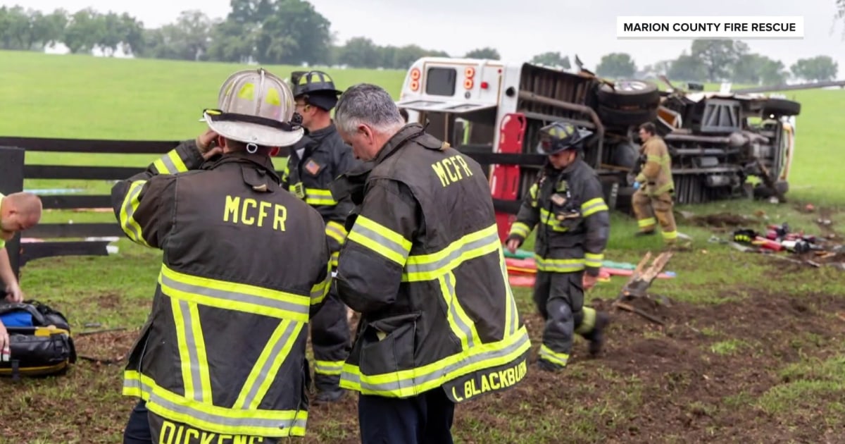 Truck driver charged after colliding with bus carrying farmworkers