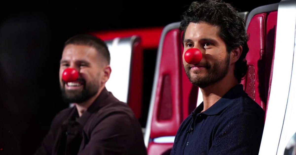 'The Voice’ team joins the fun for NBC’s Red Nose Day special
