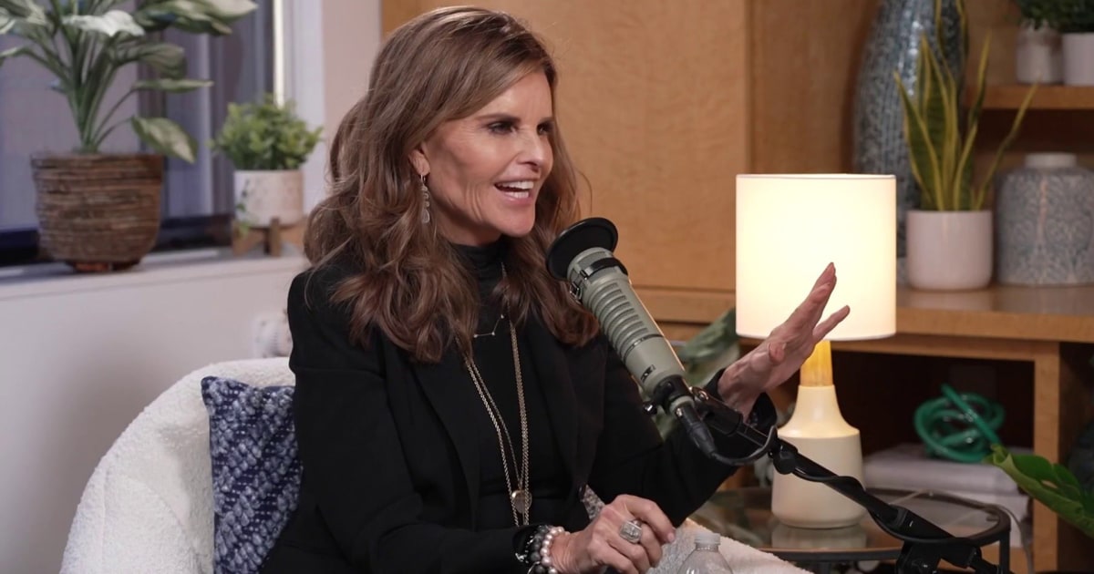 Maria Shriver opens up on importance of slowing down in life
