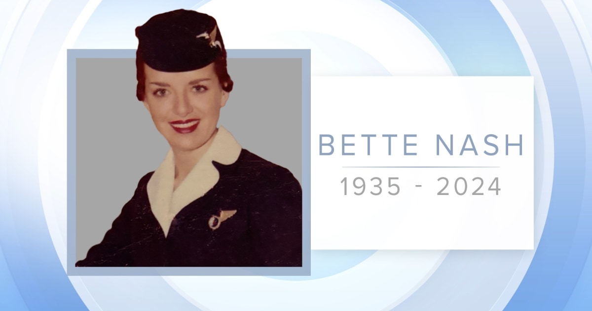 World’s longest-serving flight attendant, Bette Nash, dies at 88