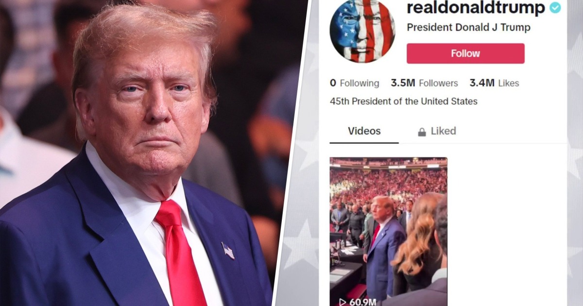 Trump joins TikTok for first time after trying to ban it
