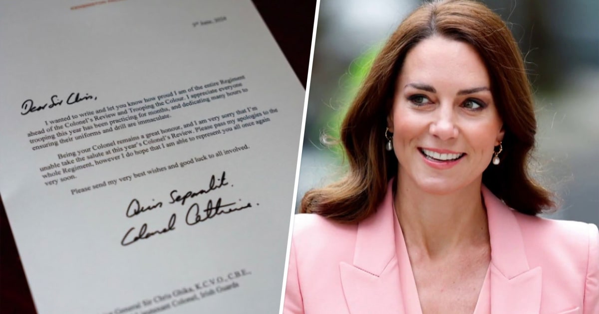 Princess Kate apologizes for missing Trooping the Colour rehearsal