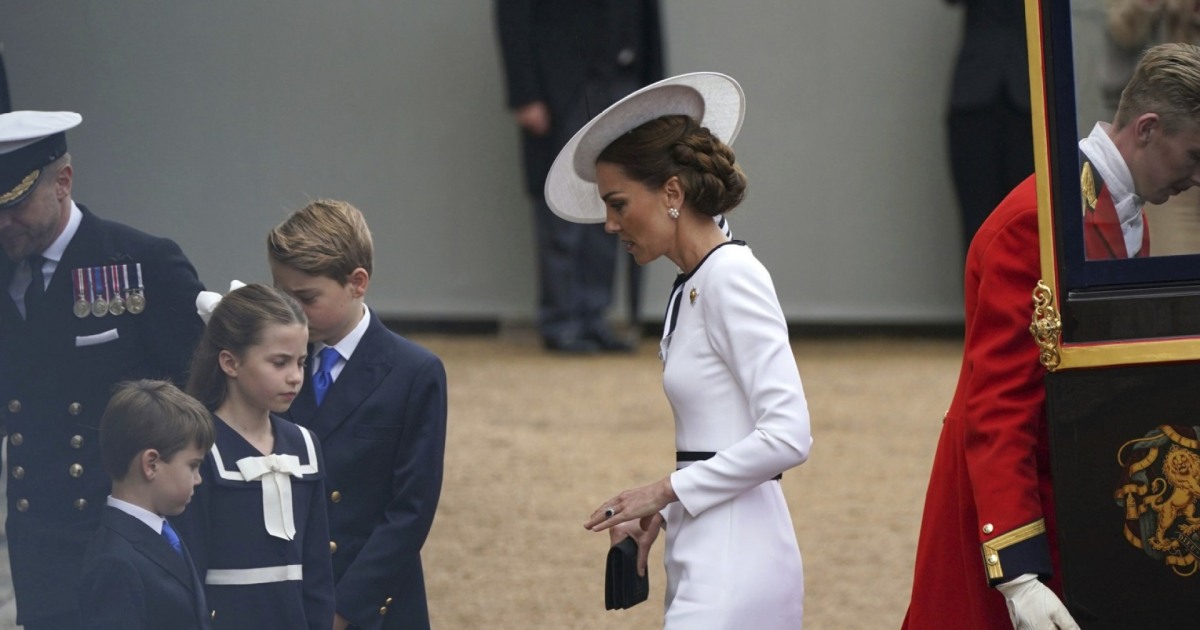 Princess Kate attends Trooping the Colour event