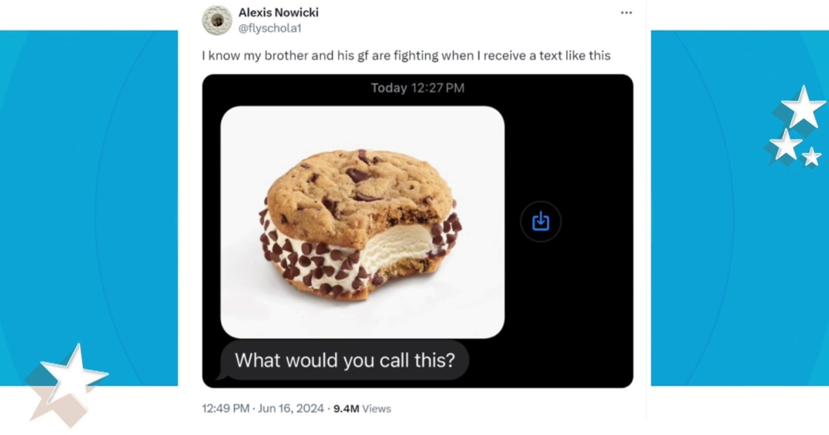 Chipwich or ice cream cookie sandwich? Debate goes viral