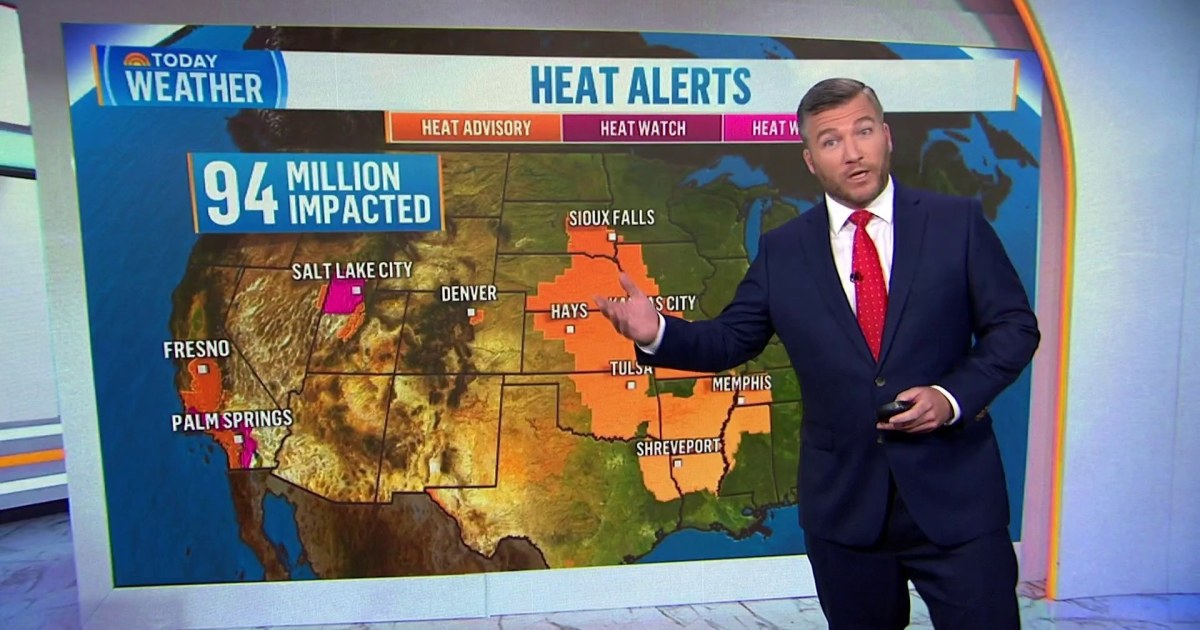 Dangerous heat wave continues across the US coasts, Midwest