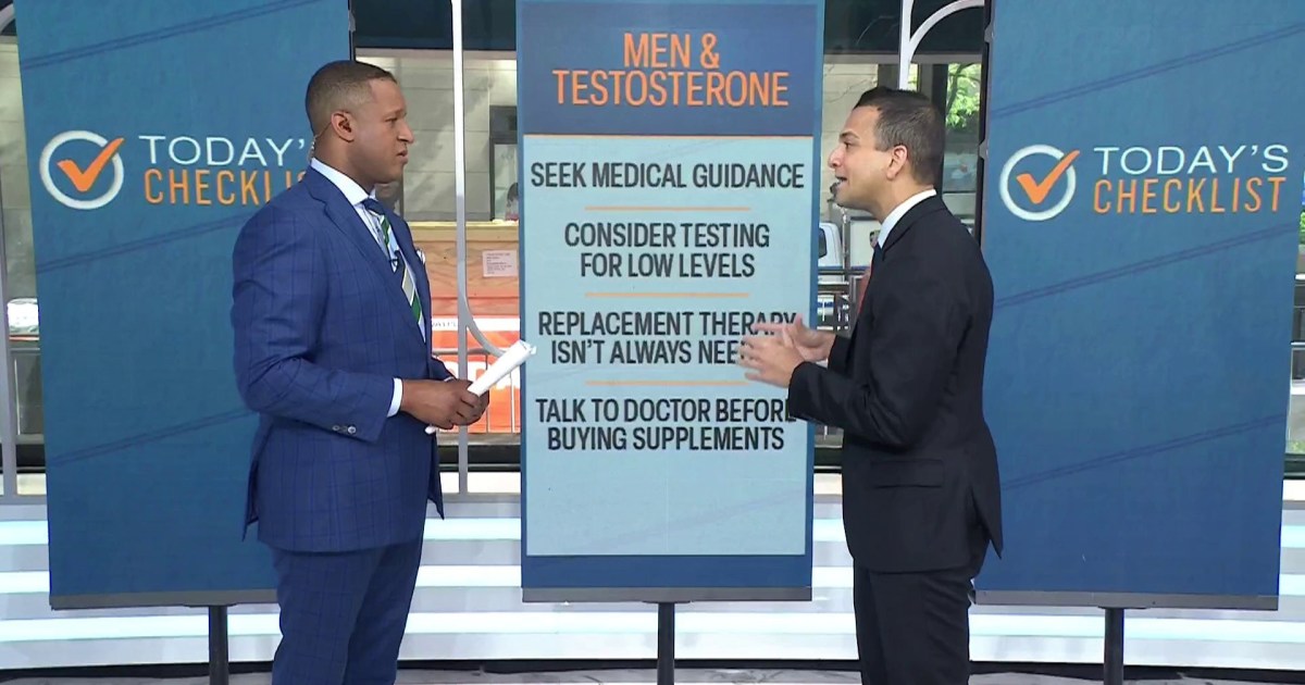 When to talk to your doctor about testosterone, prostate cancer risk
