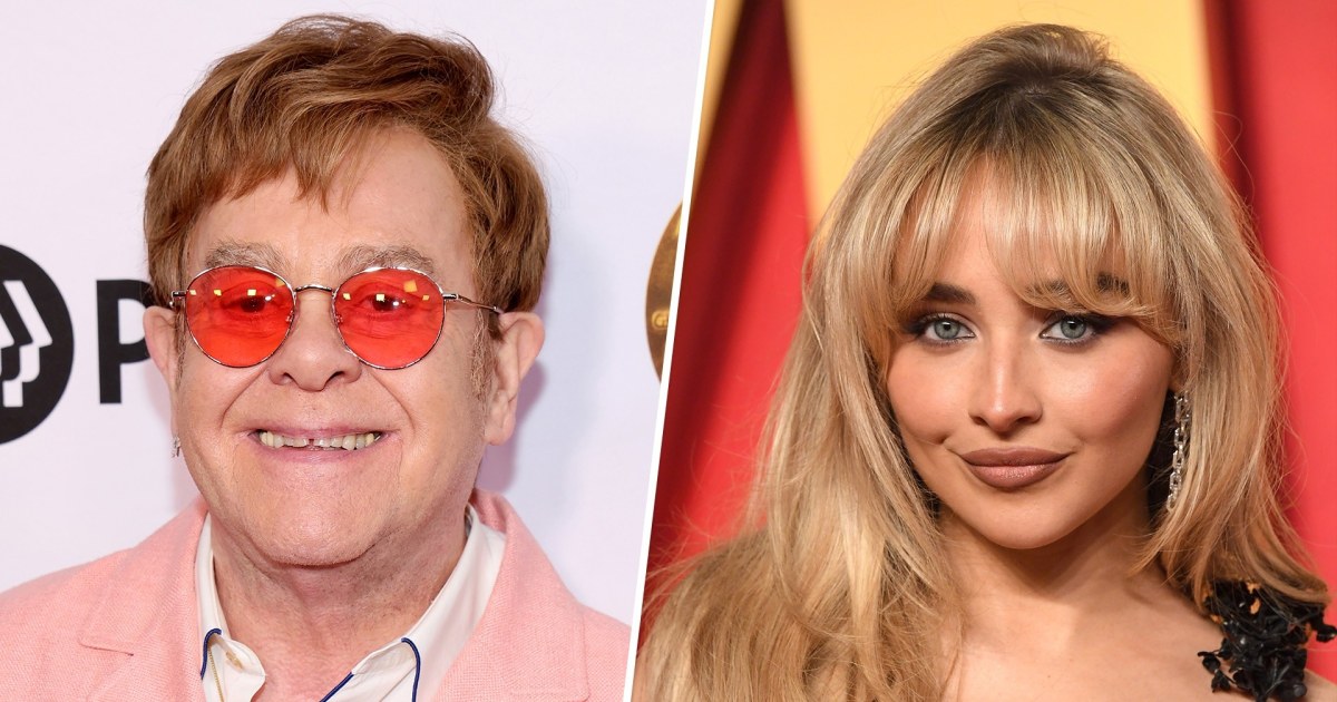 Elton John says he wants to collab with Sabrina Carpenter