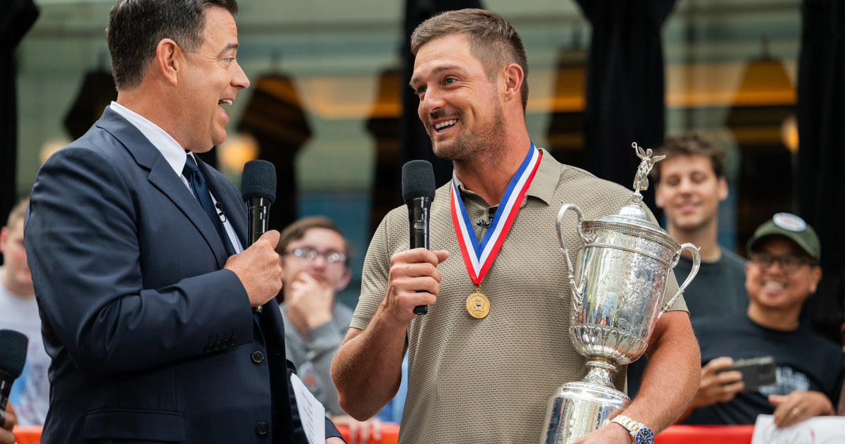 U.S. Open champ Bryson DeChambeau talks appreciation for fans