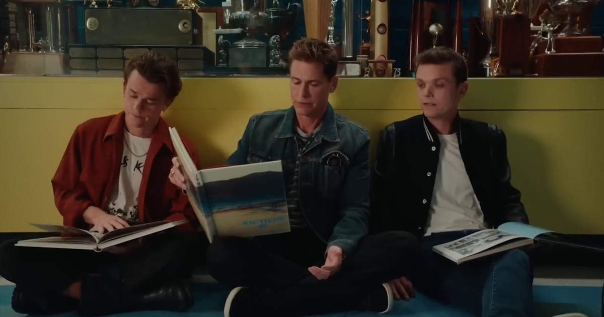 Rob Lowe looks back through his celeb-filled high school yearbook