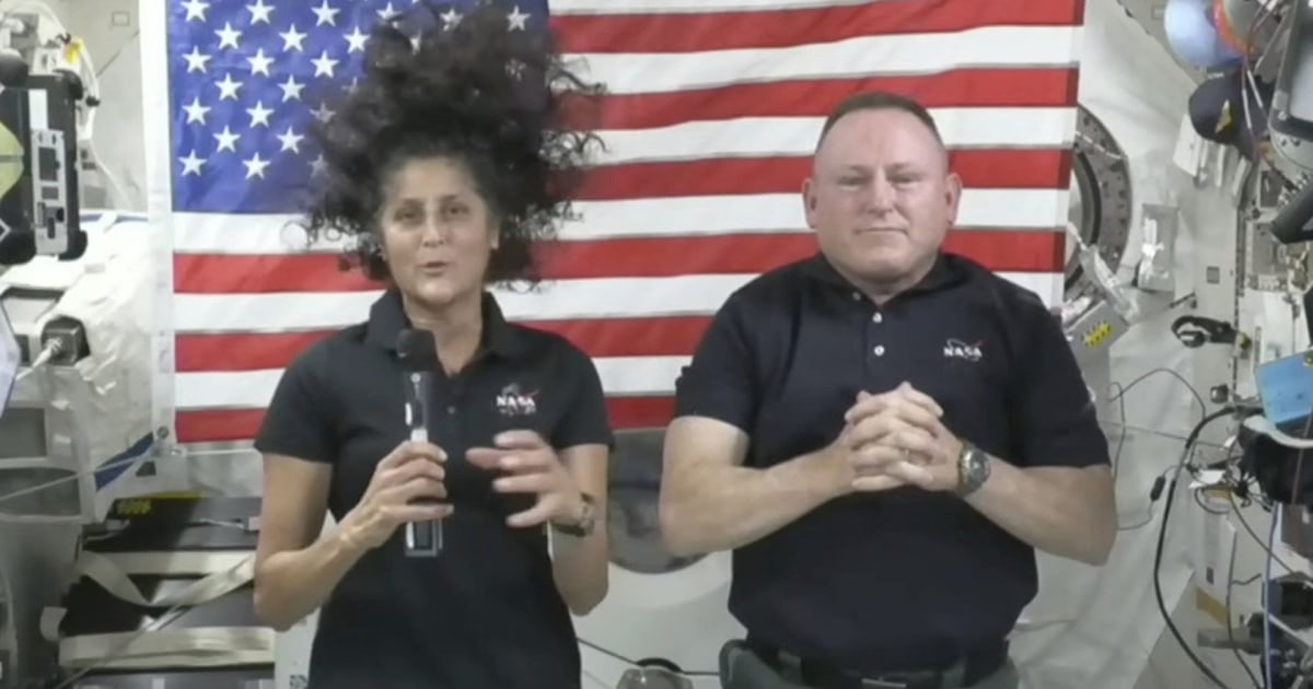NASA astronauts speak out on monthlong delay to return to Earth