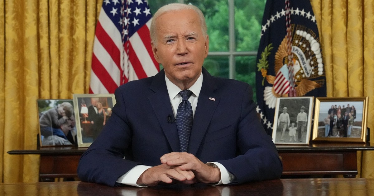 Biden addresses Trump assassination attempt in oval office speech
