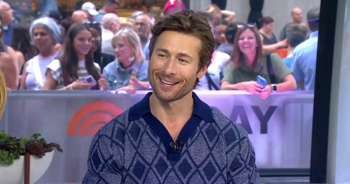 Glen Powell talks 'Twisters,' his parents, rescue dog Brisket