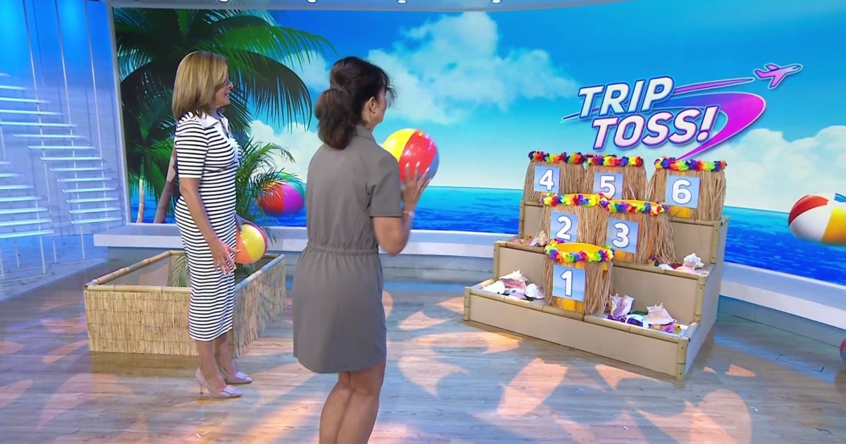 TODAY fan plays trivia game for a chance to win a tropical vacation