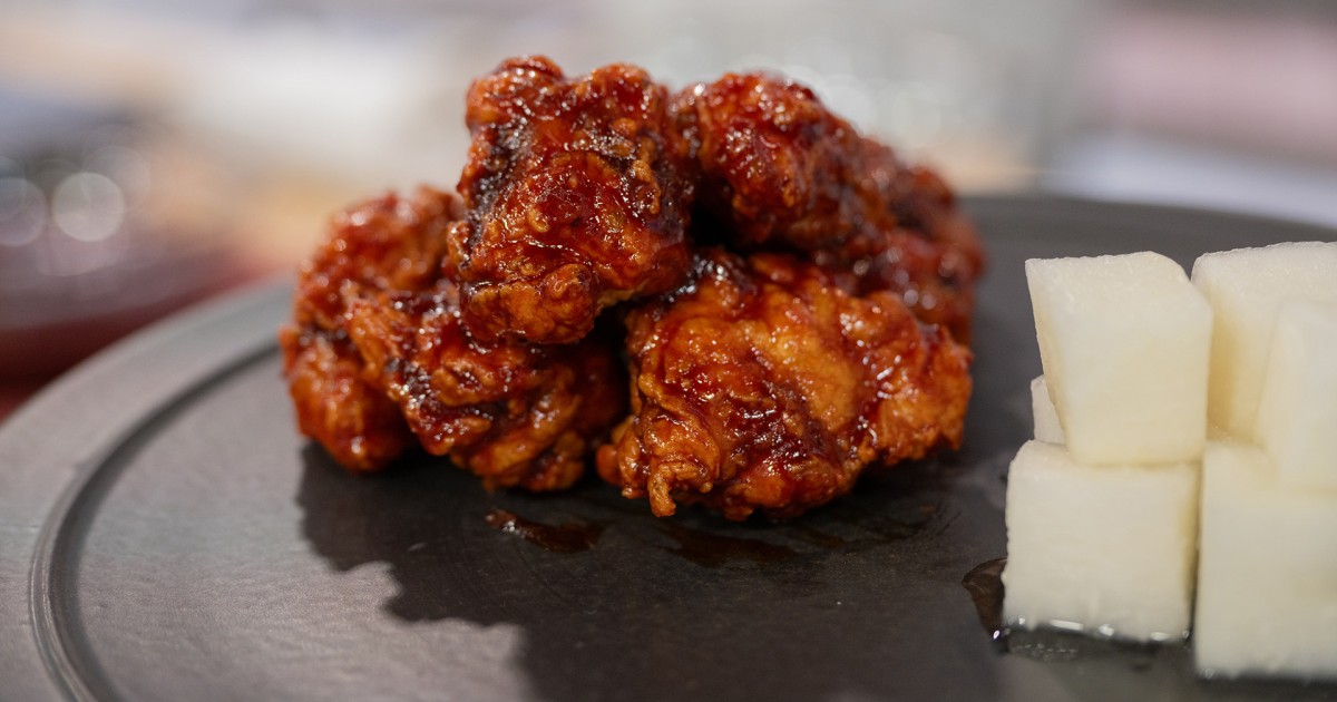 Korean fried chicken nuggets with gochujang sauce: Get the recipe!