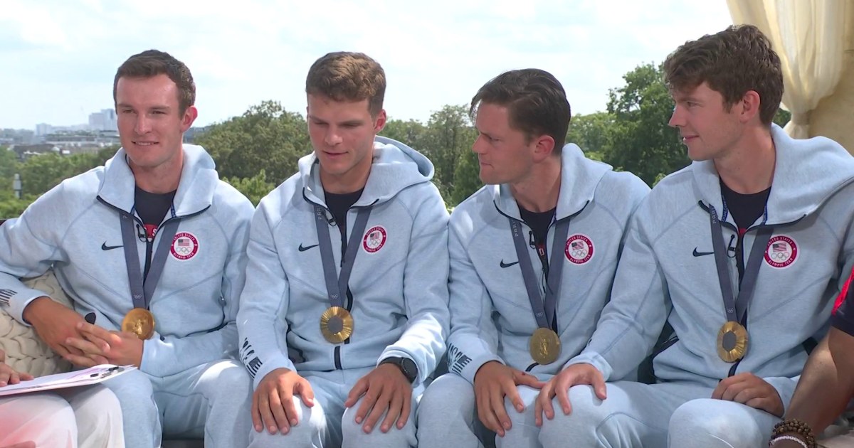 Men's rowing team talks to TODAY about winning Olympic gold