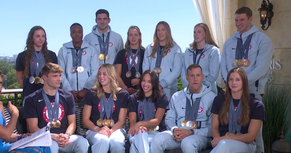 Team USA swimmers talk to TODAY about wins at 2024 Olympics