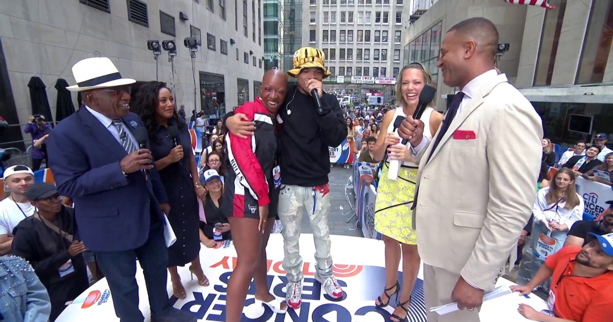 See fan meet Chance the Rapper at his TODAY concert
