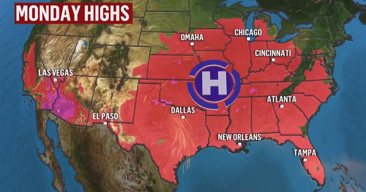 Brutal heat dome in Midwest sends temps into the upper 90s