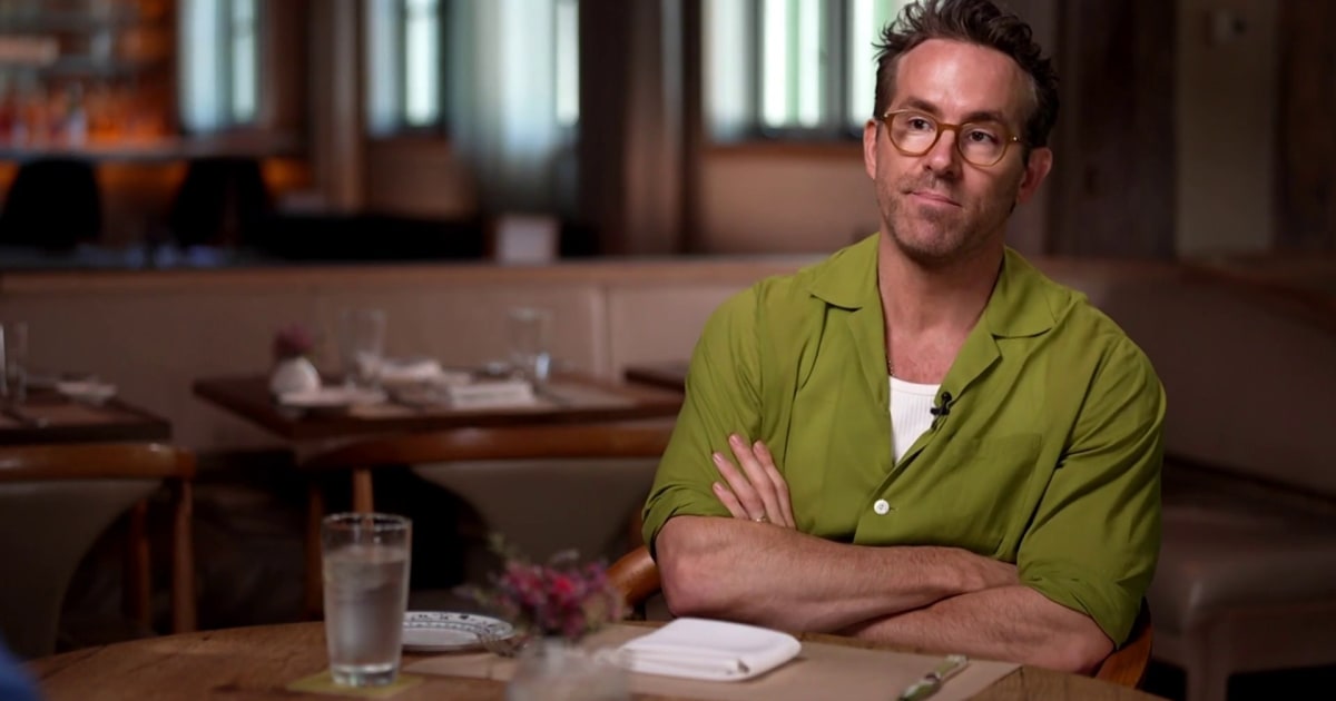 Ryan Reynolds sits down with Willie Geist on Sunday TODAY