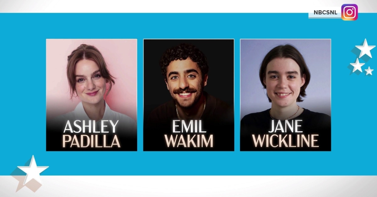 See the new cast members of ‘Saturday Night Live’