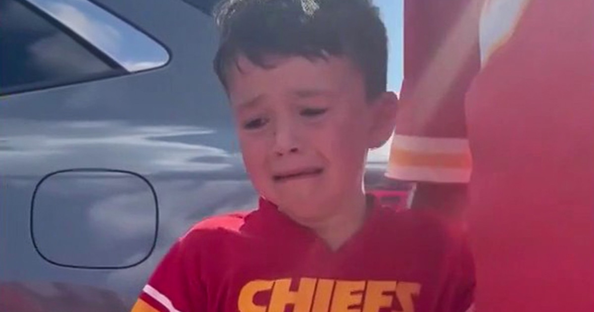 Boy breaks down in tears over Chiefs tickets birthday surprise