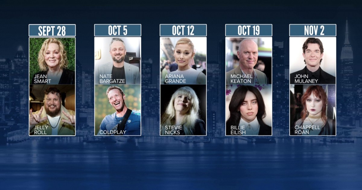 'SNL' announces starting lineup of hosts for 50th season