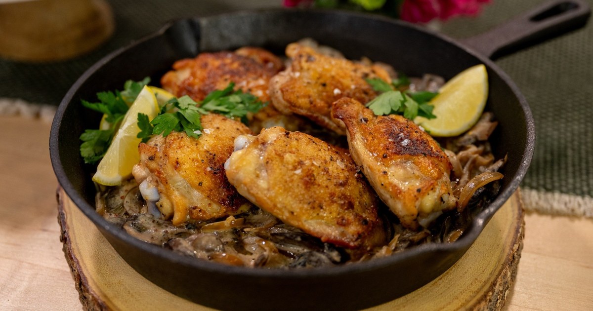 Stephen and Evie Colbert share chicken recipe from new cookbook