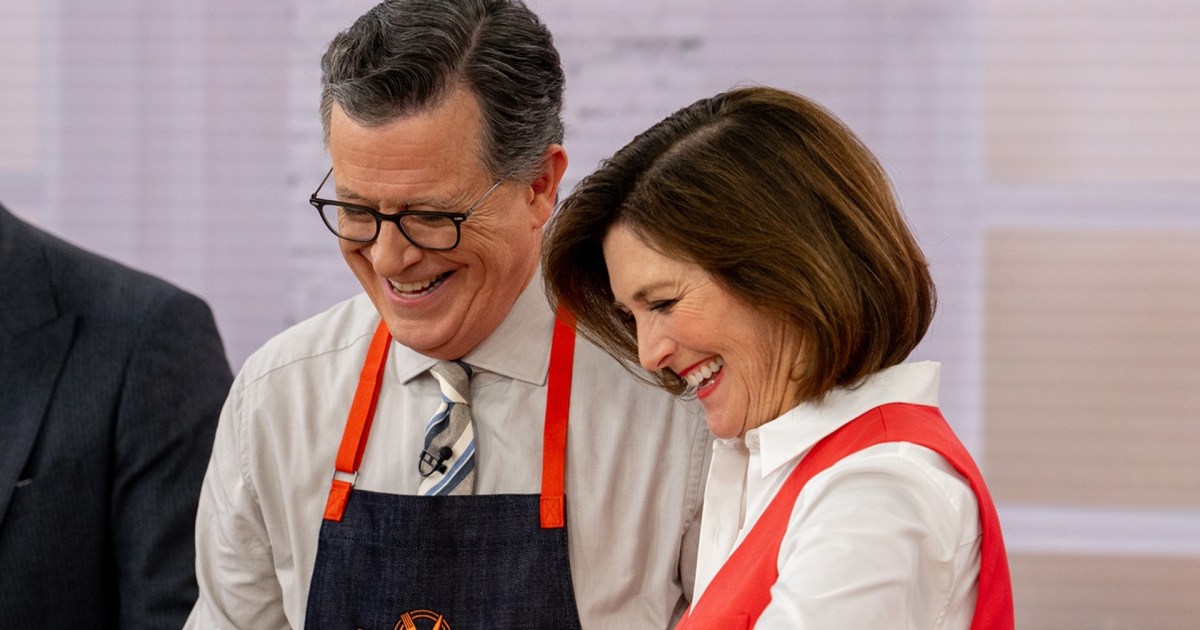 Stephen Colbert shares the adorable story of meeting his wife, Evie