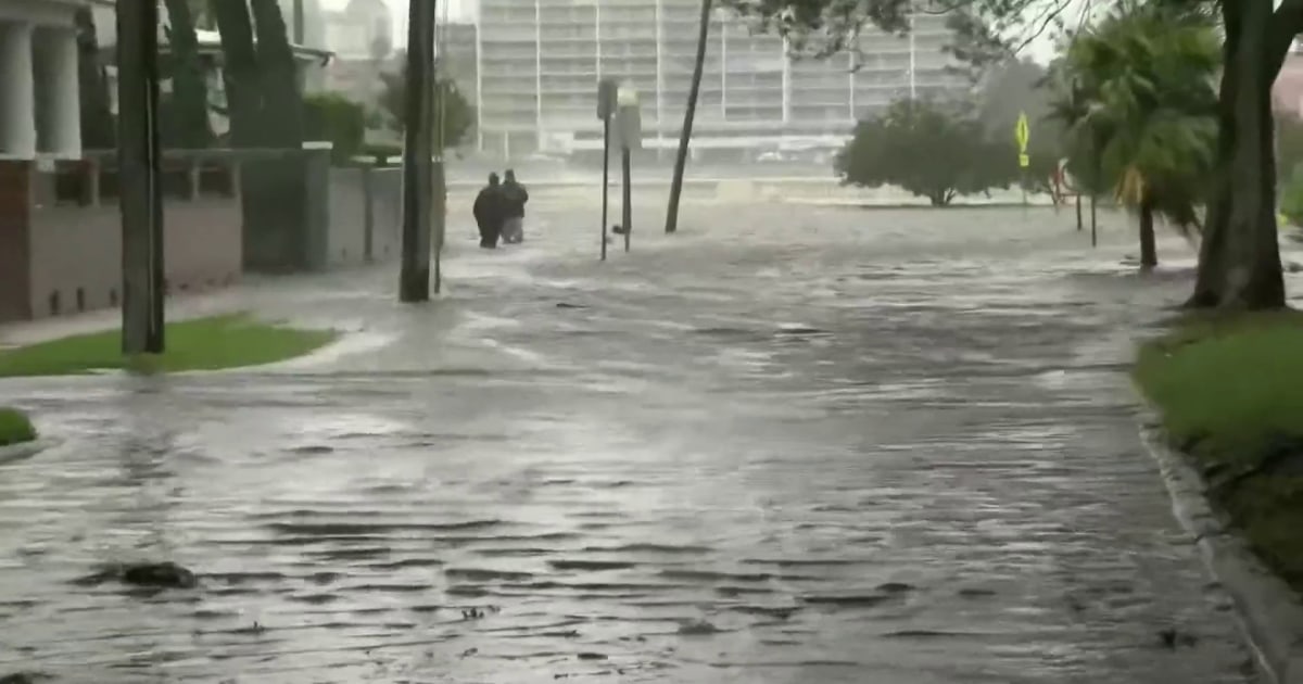 Hurricane Helene crashes into Florida as Category 4 storm