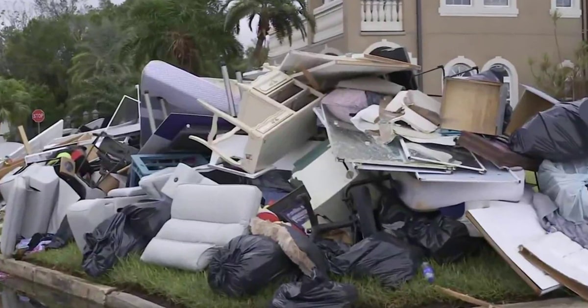 Debris from Hurricane Helene poses threat as Milton approaches