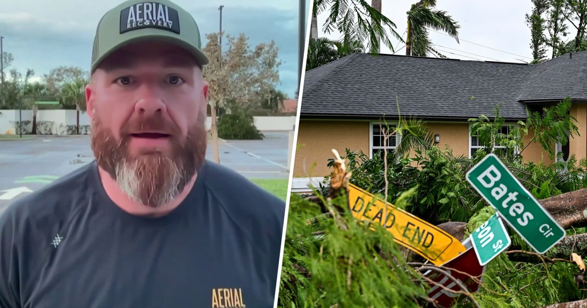 Aerial Recovery co-founder details Hurricane Milton rescue efforts