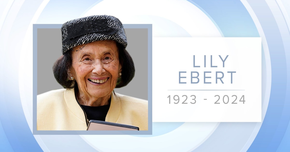Lily Ebert, Holocaust survivor and TikTok star, has died at 100
