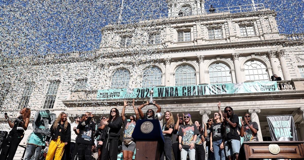 NY Liberty celebrates first WNBA championship title with parade