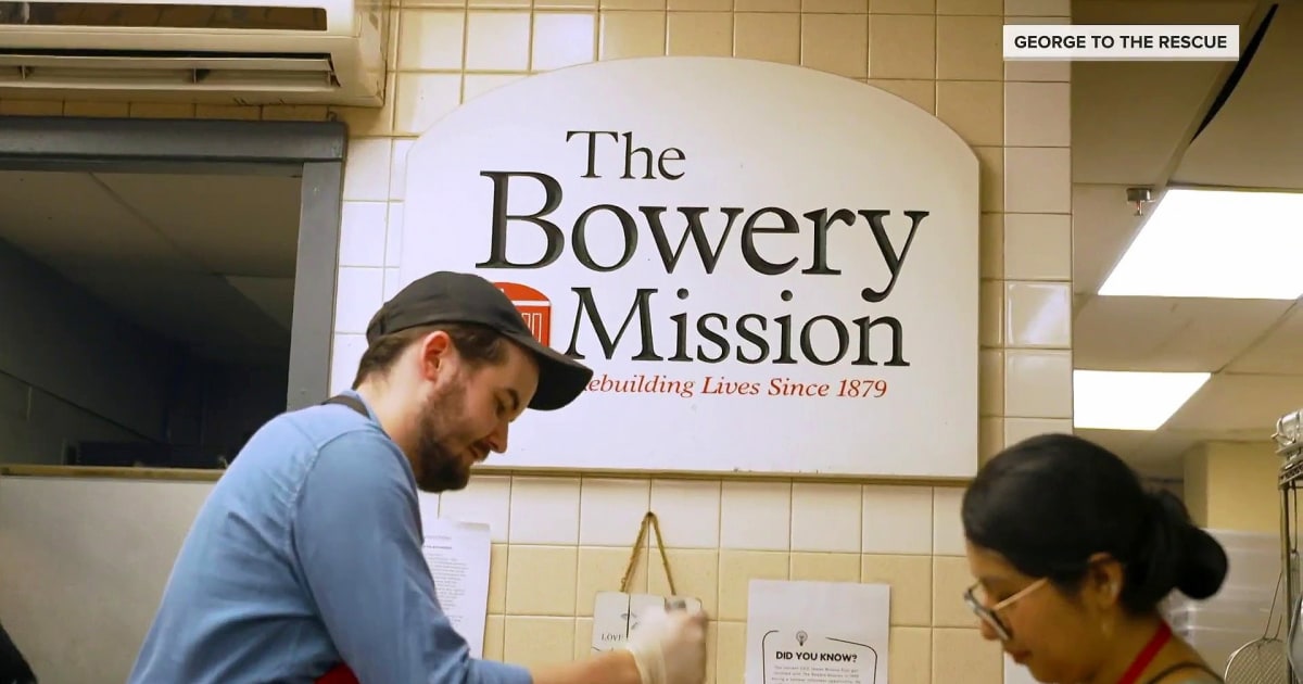 George Oliphant surprises The Bowery Mission with renovation