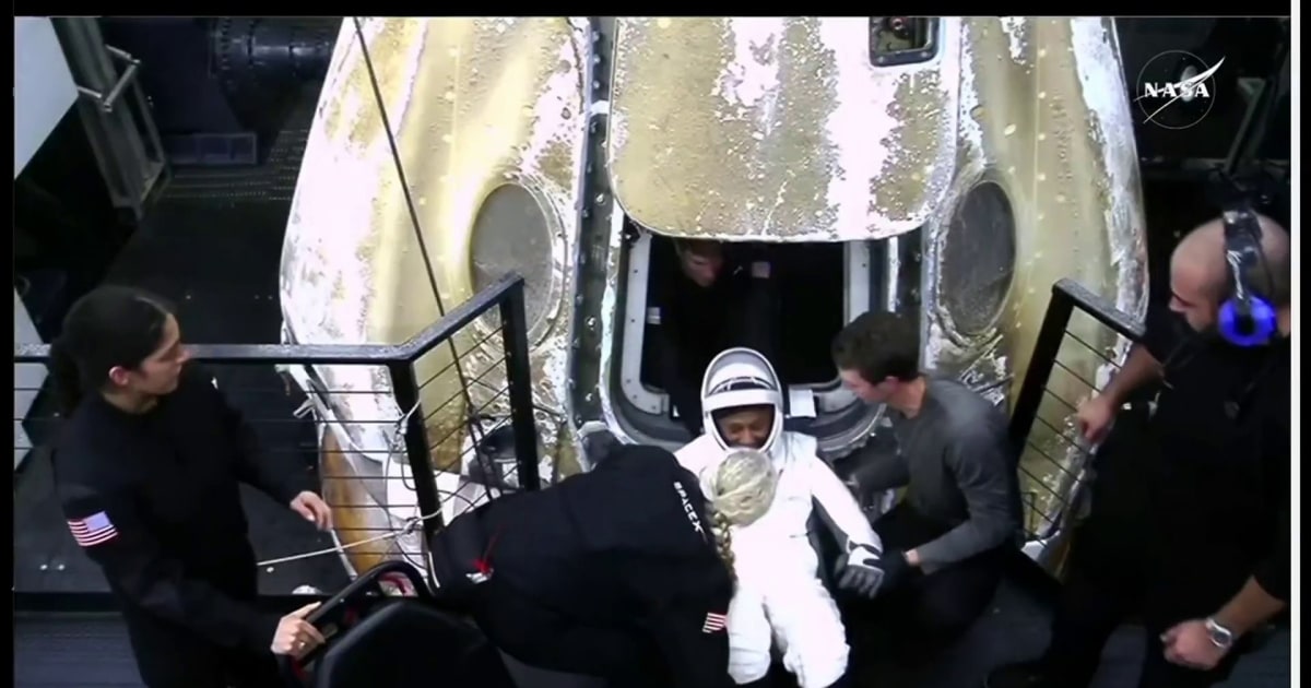 NASA astronaut hospitalized after return from space station