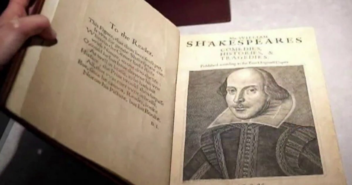 Shakespeare library book returned 101 years later