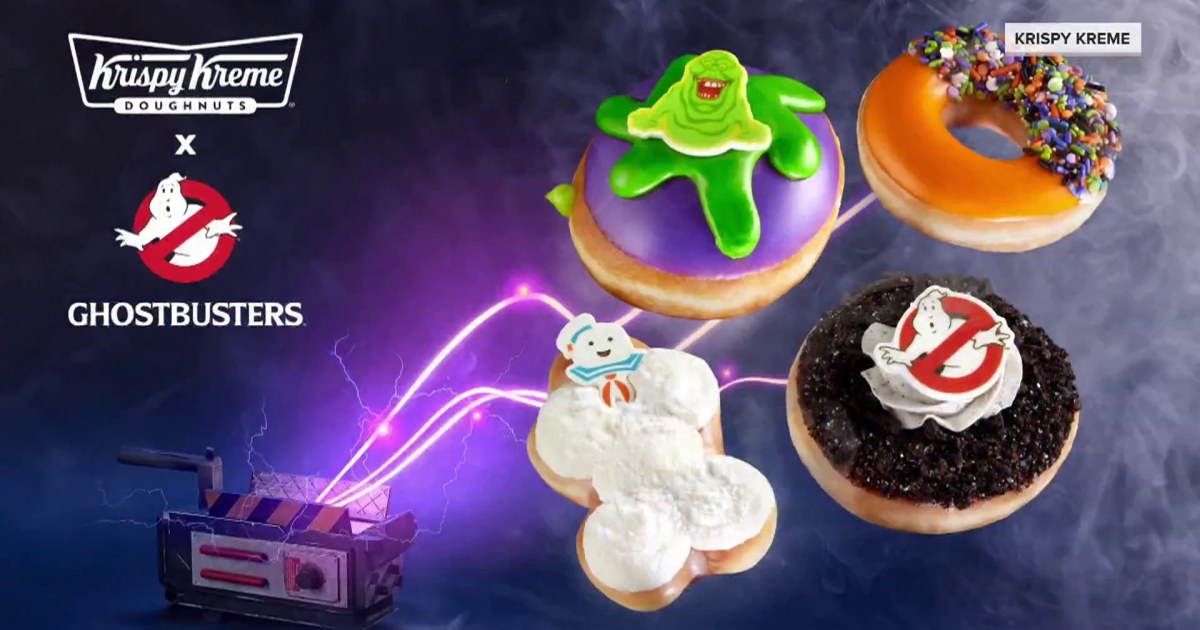 Krispy Kreme releases 4 ‘Ghostbusters’ doughnuts!