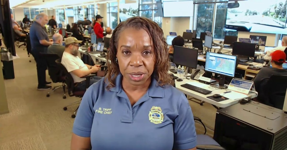Tampa fire chief details Hurricane Milton damage, challenges