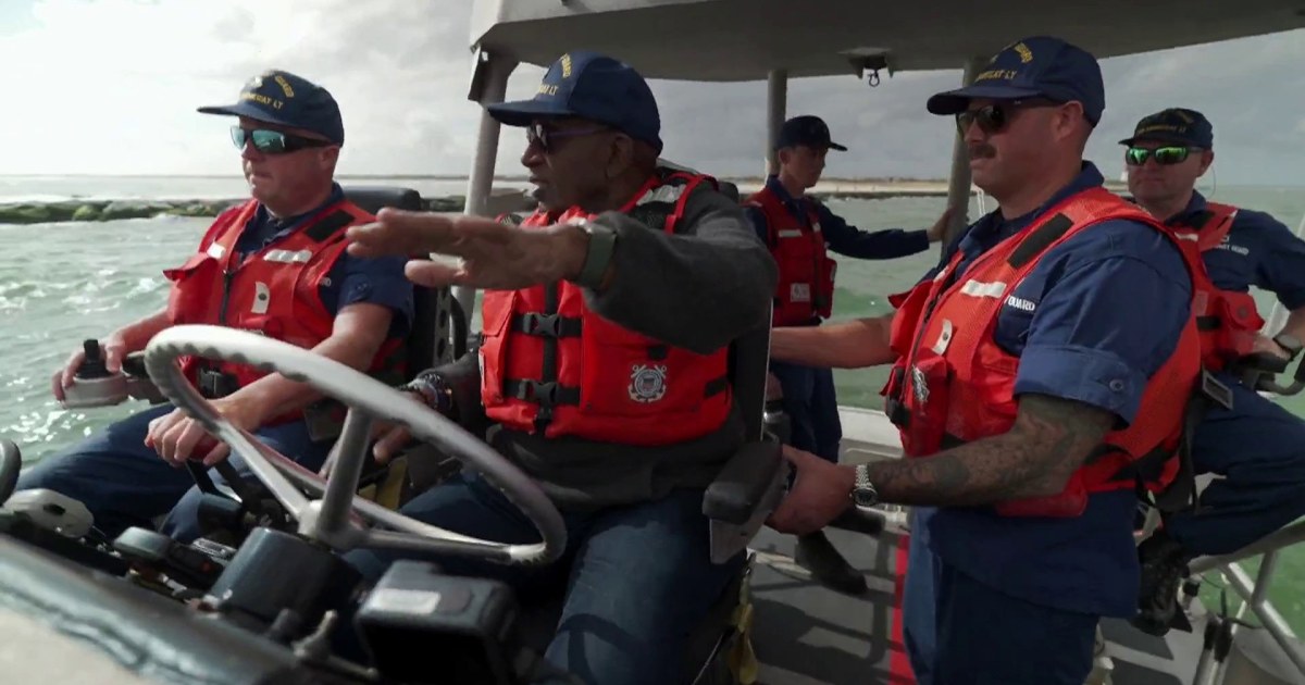 Get a look at how the Coast Guard's elite surfmen team trains